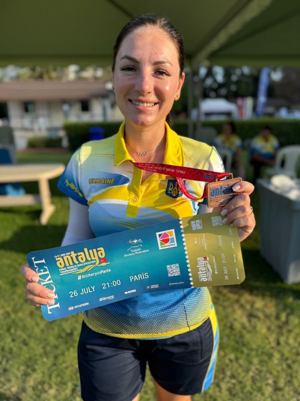 Athlete from Lviv region Veronika Marchenko wins a licence in archery ...